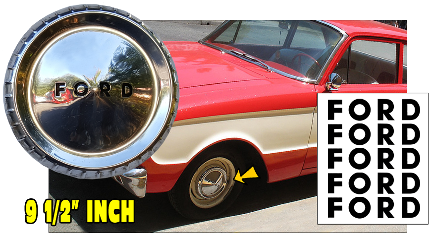1964 Ford Falcon Hubcaps 14" Wire Wheel Cover 1963 1964 1965 1966 Ford