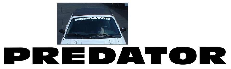 1983-86 Predator Cobra Windshield Decal - 3.25" x 40" | Graphic Express ...