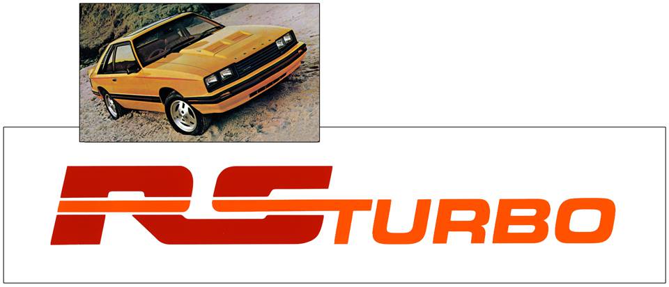 1984 Mercury Capri RS Turbo Decal | Graphic Express Automotive Graphics