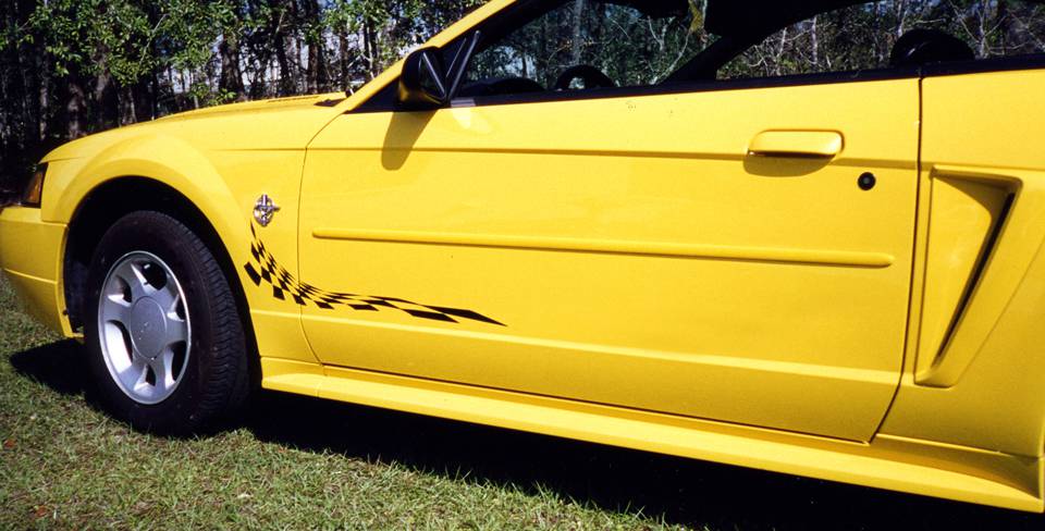 Checker Flag Decal Set 8" x 30" - No Designation | Graphic Express ...