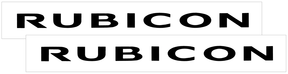 Jeep Rubicon Logo Font