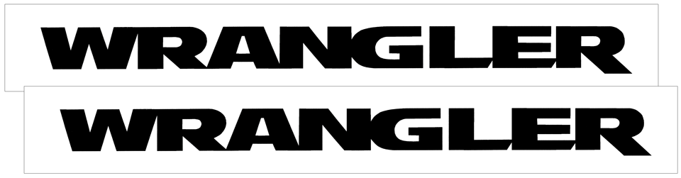 2007-12 Jeep Wrangler JK - WRANGLER - Hood Decal Set | Graphic Express ...