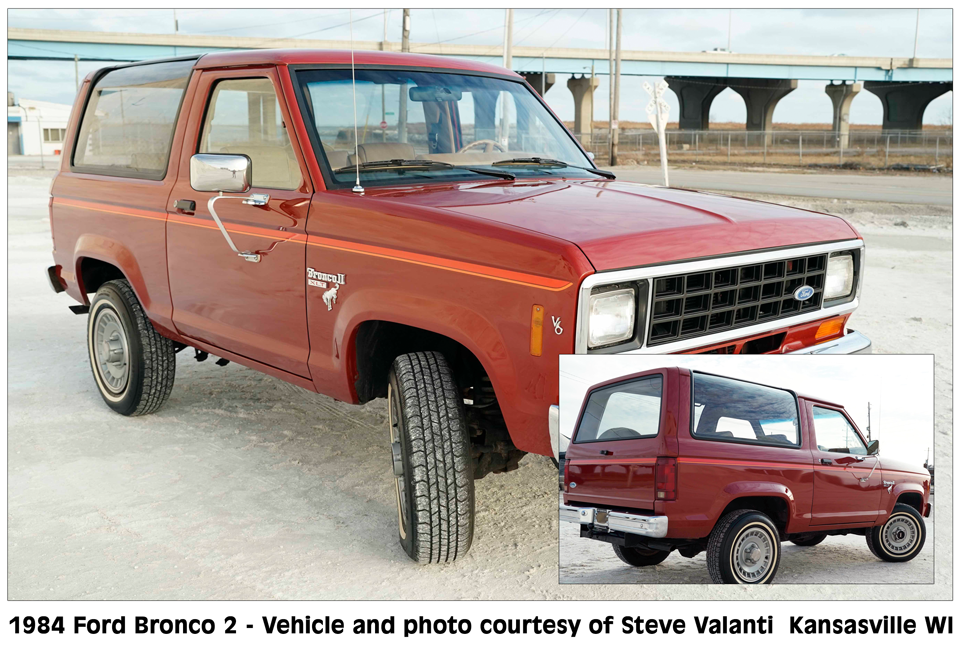 1984 - 88 Bronco II Upper Body Stripe Decal Kit | Graphic Express ...