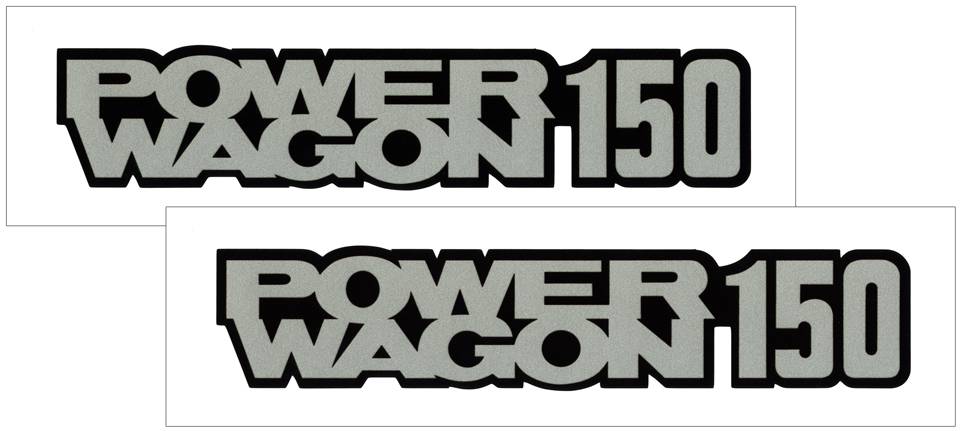 1978-85 Dodge - POWER WAGON 150 - Pickup Body Decal Set