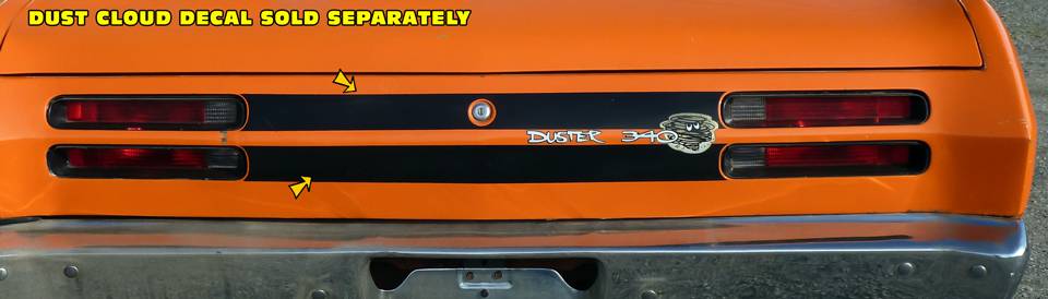 1970 Plymouth Duster Tail Panel Stripe Decal | Graphic Express ...