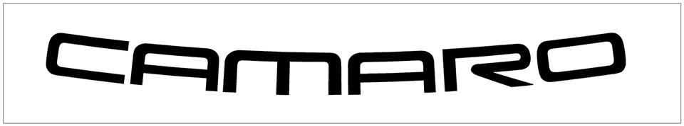 1993-02 Camaro Windshield Decal - 3" x 40" | Graphic Express Automotive ...