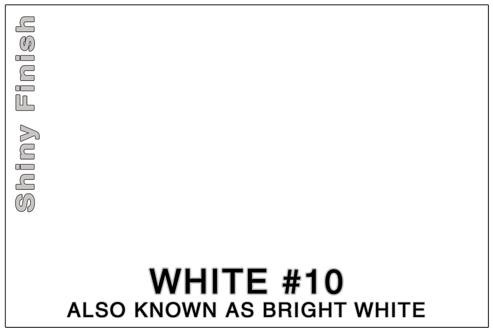 COLOR SAMPLE - 3M WHITE #10 (WH) | Graphic Express Automotive Graphics