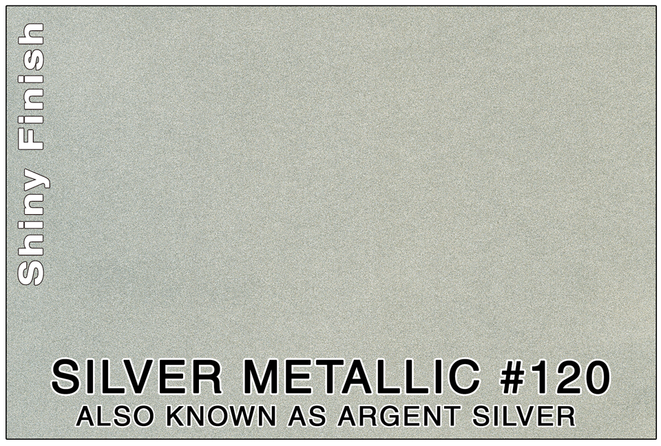 COLOR SAMPLE - 3M SILVER METALLIC #120 (SL) | Graphic Express ...