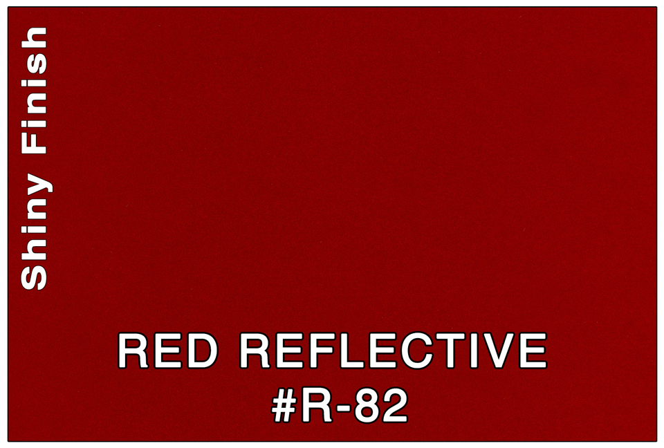 Graphic Express - COLOR SAMPLE - 3M RED REFLECTIVE #R82 (RD-R)